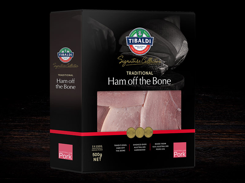 Traditional Ham off the Bone 500g | Tibaldi
