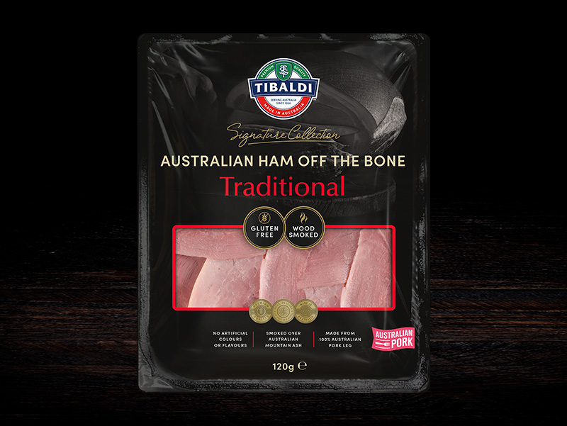 Traditional Ham off the Bone 120g | Tibaldi